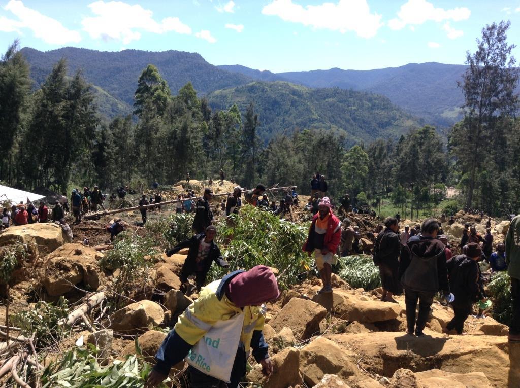 Wabag Diocese, Enga Province Papua New Guinea Massive landslide | MSC ...